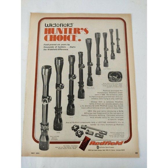 Redfield | Art | 975 Redfield Widefieldhunterschoice Magazineor | Poshmark